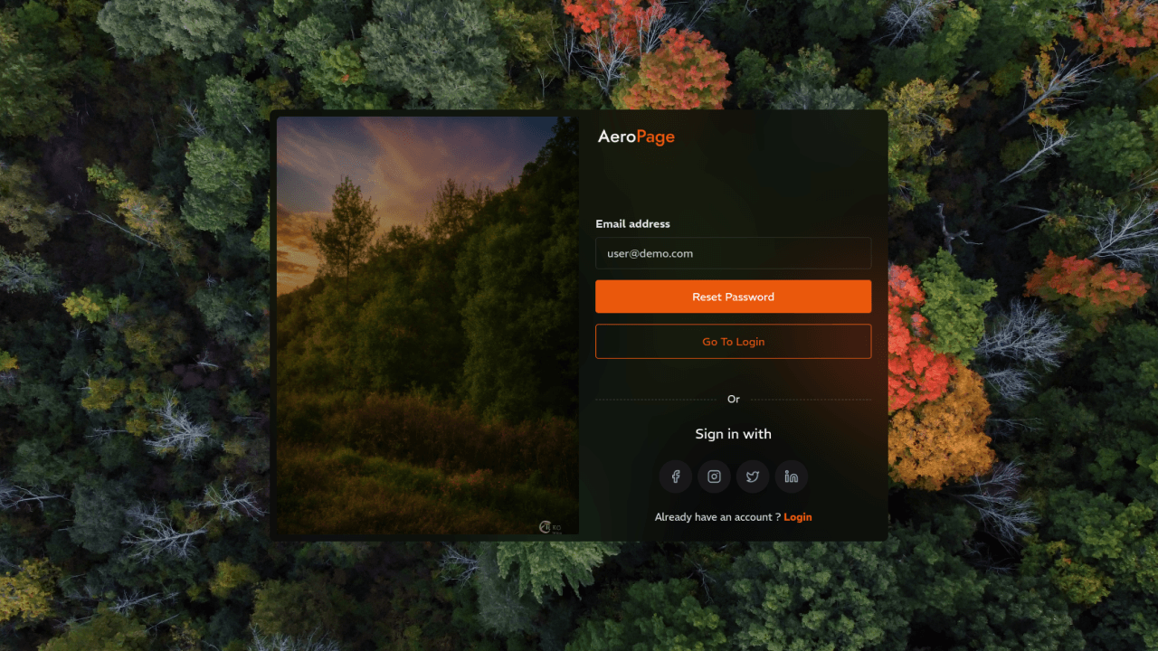 AeroPage - Tailwind CSS Multipurpose One Page Landing Template