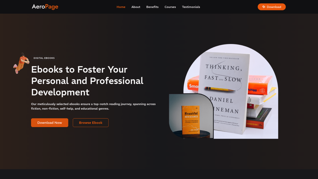 AeroPage - Tailwind CSS Multipurpose One Page Landing Template