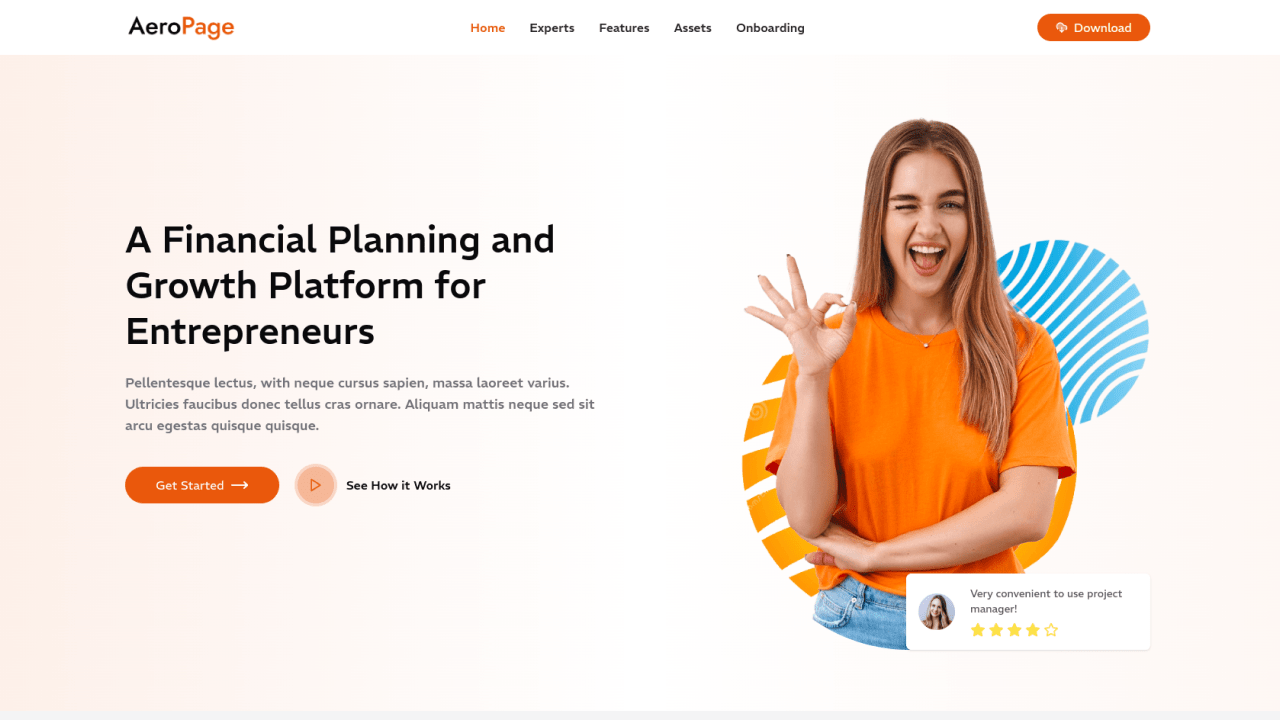 AeroPage - Tailwind CSS Multipurpose One Page Landing Template