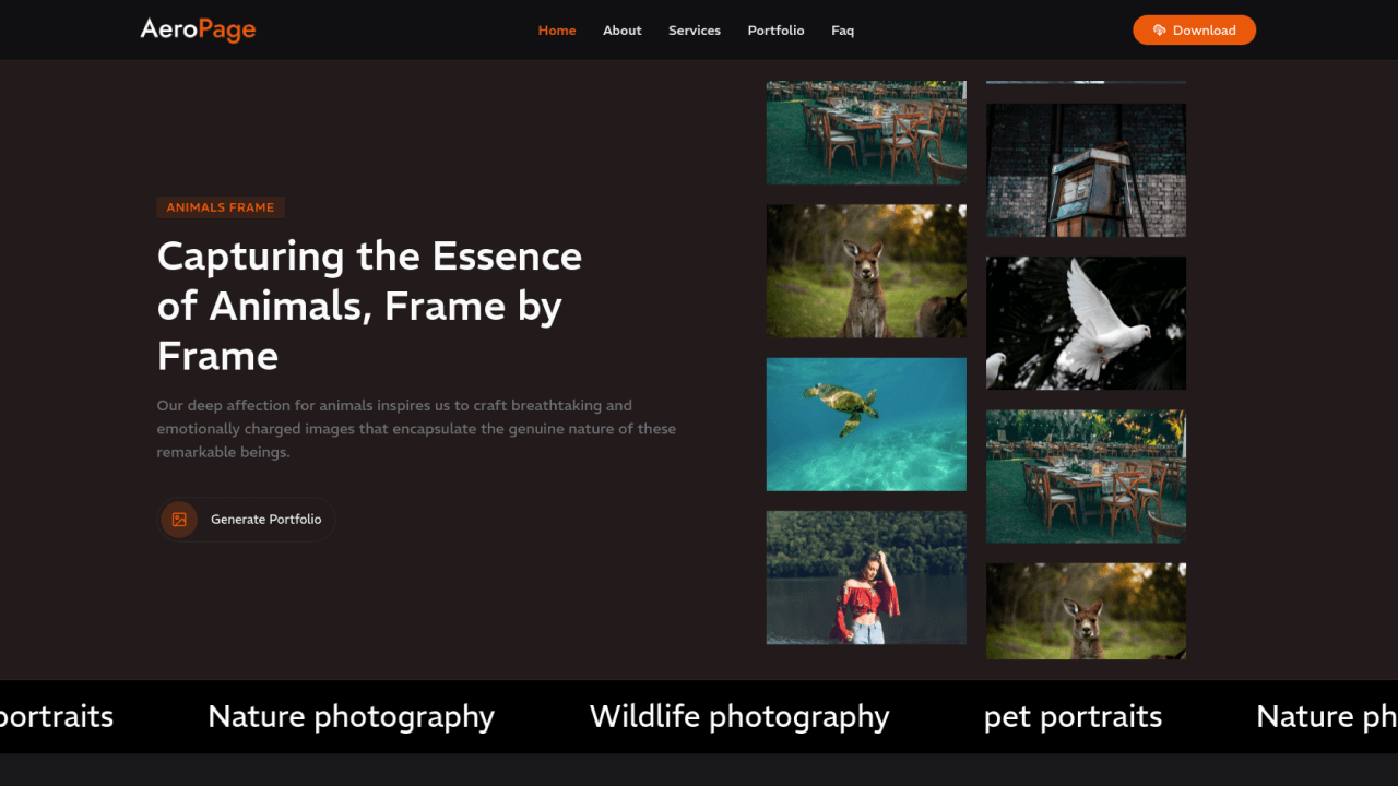 AeroPage - Tailwind CSS Multipurpose One Page Landing Template