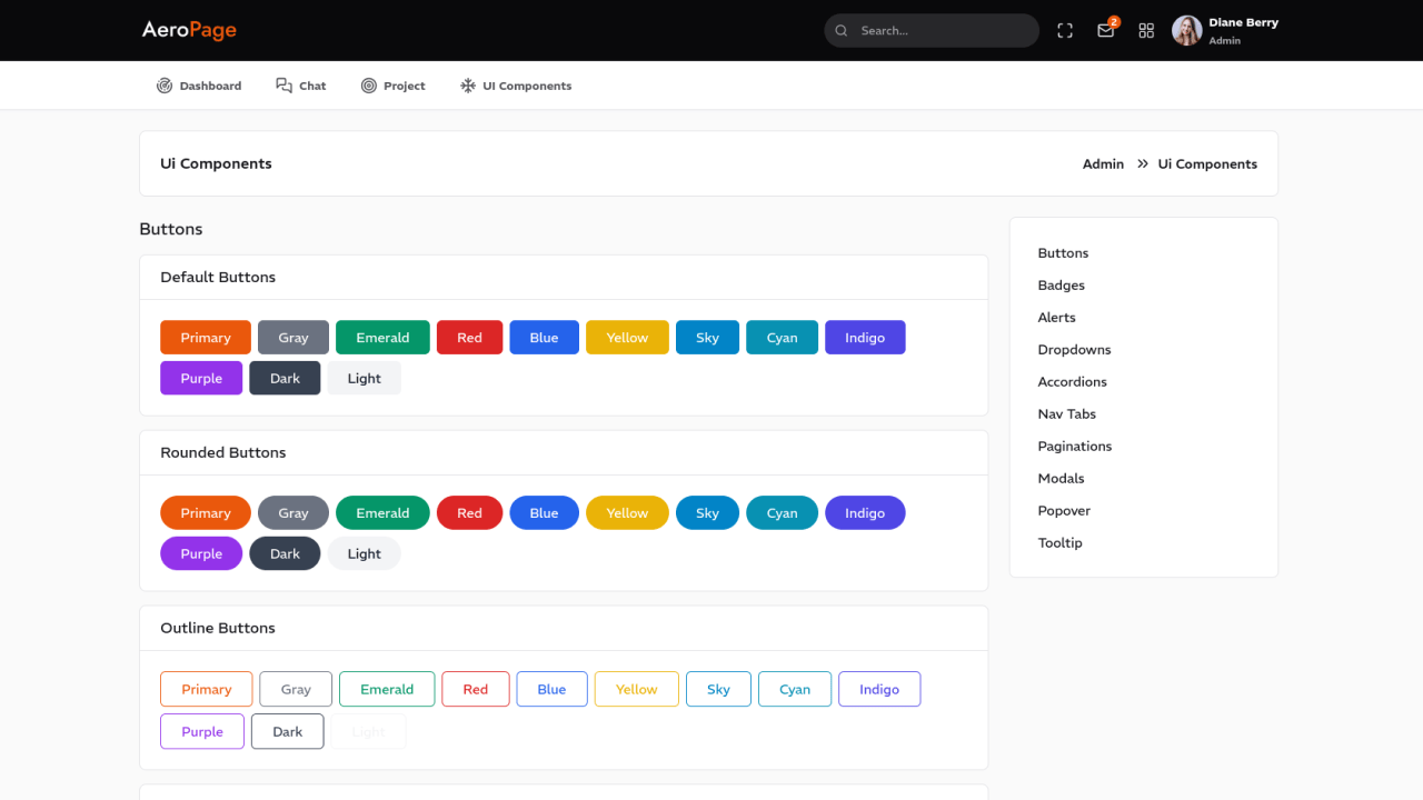 AeroPage - Tailwind CSS Multipurpose One Page Landing Template