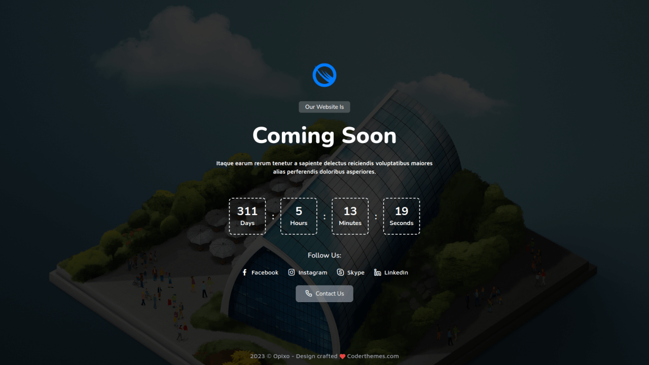 Opixo React | Tailwind CSS Multipurpose Landing Page Template