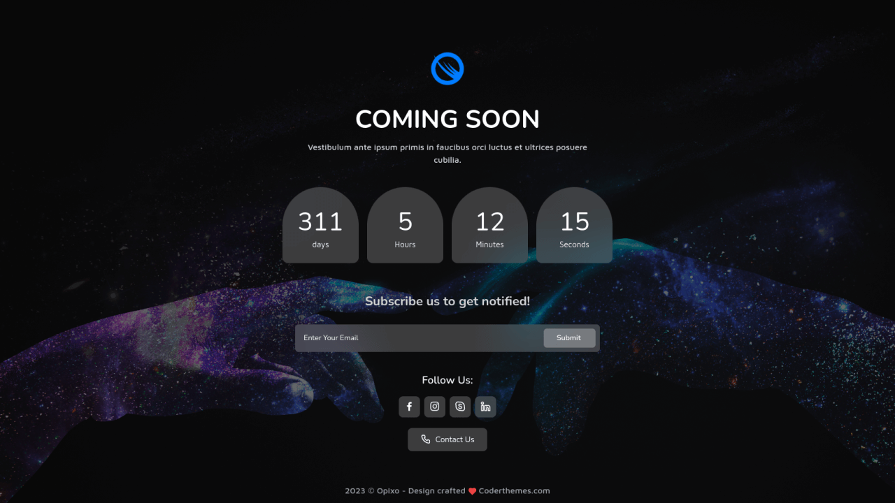 Opixo React | Tailwind CSS Multipurpose Landing Page Template