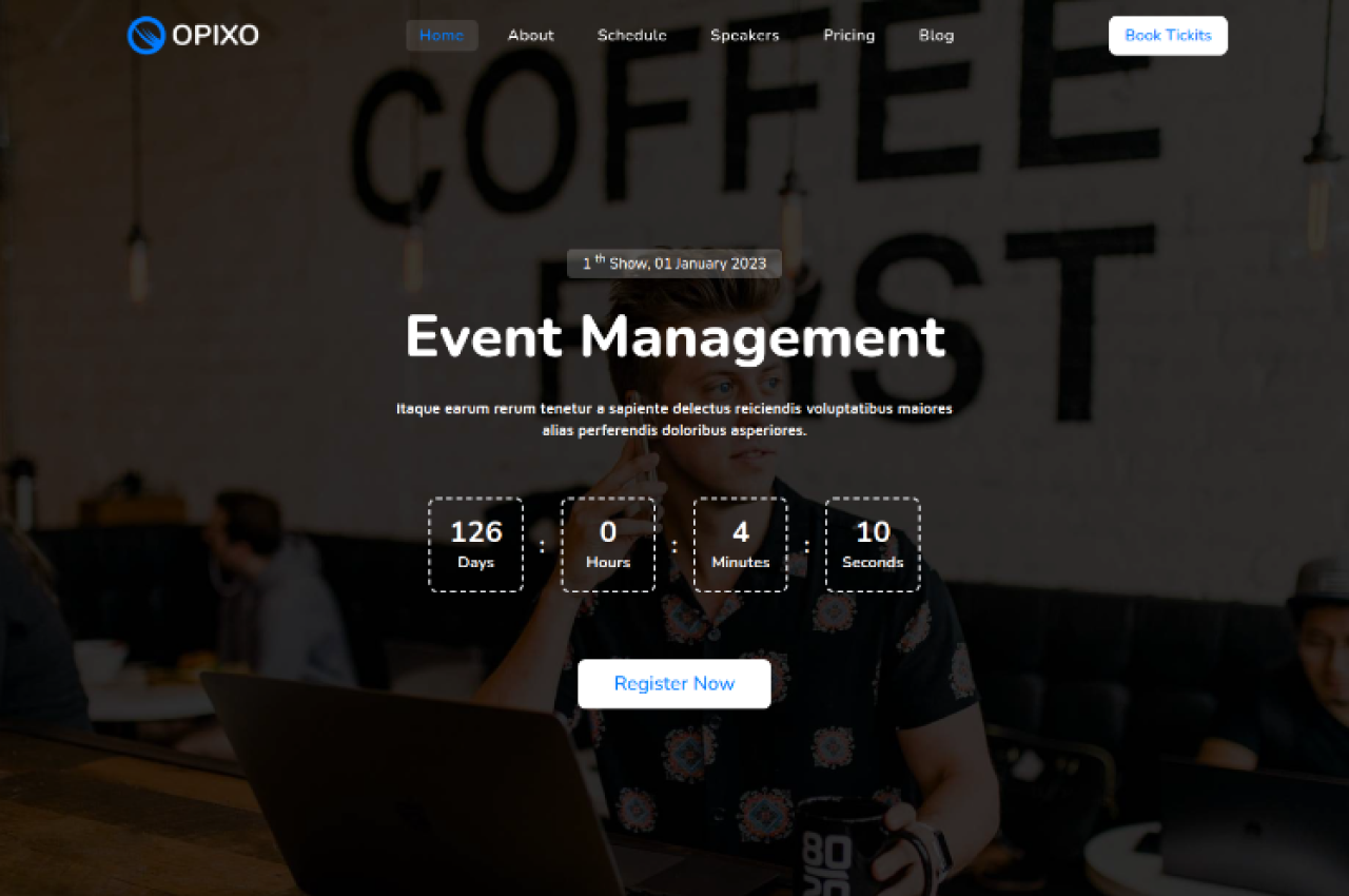 Opixo React | Tailwind CSS Multipurpose Landing Page Template