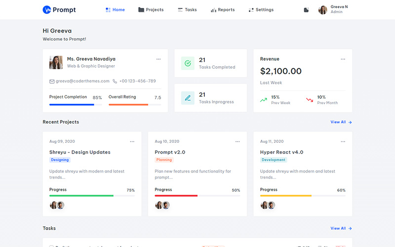 Prompt | Premium Landing Pages