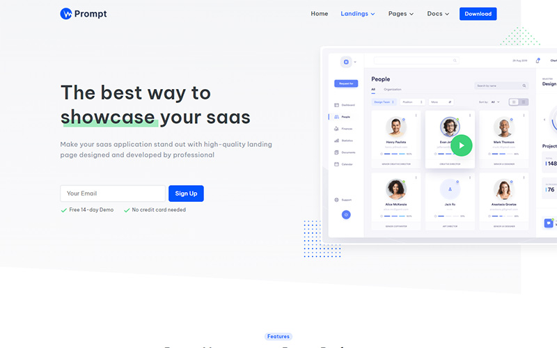 Prompt | Premium Landing Pages