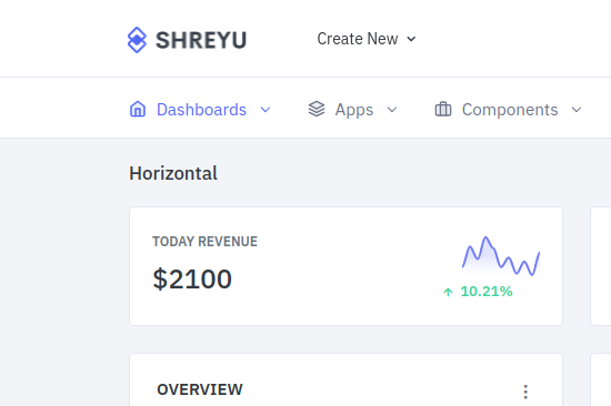 Shreyu - Responsive Admin Dashboard Template